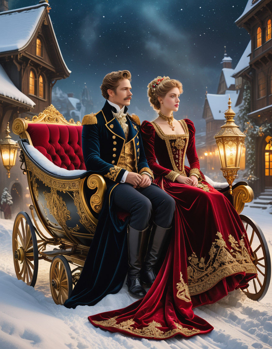 Victorian sleigh ride - Victorian sleigh ride