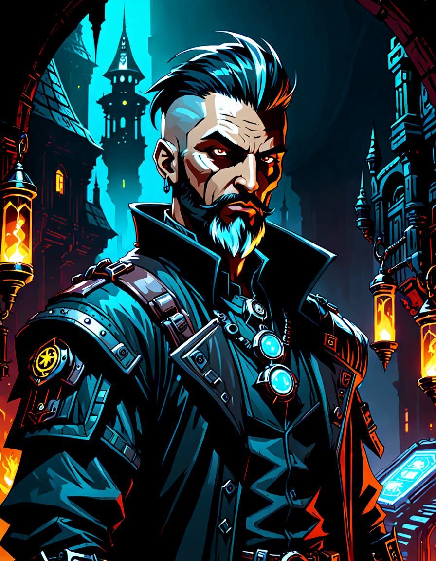 Shadowrun Wizard Man (StarlightXL) - AI Generated Artwork - NightCafe ...