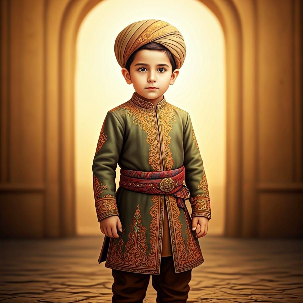 "Urdu boy in medieval clothes" "Ugly, flooring, poorly drawn hands ...