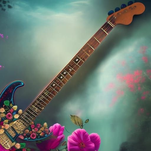 Guitar - AI Generated Artwork - NightCafe Creator