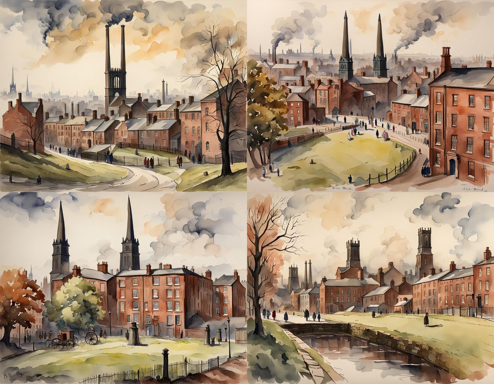 Bolton in the early twentieth century. - AI Generated Artwork ...