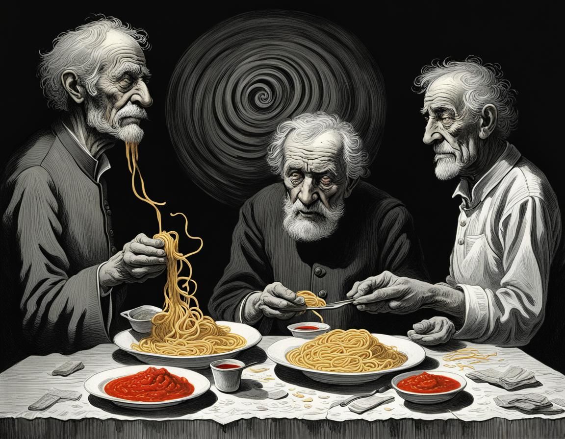 Do You Remember How To Eat Spaghetti? III - AI Generated Artwork ...