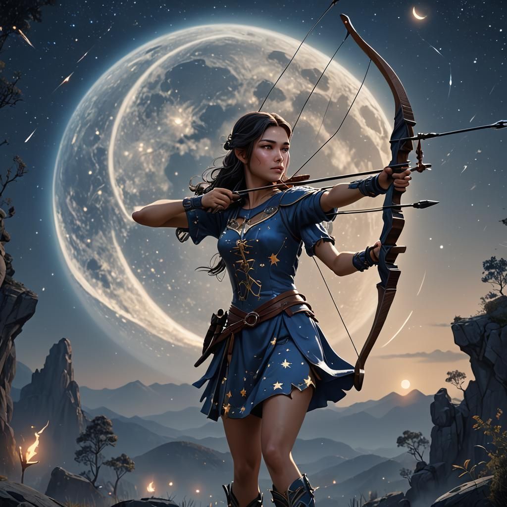 Tri armed archer - AI Generated Artwork - NightCafe Creator