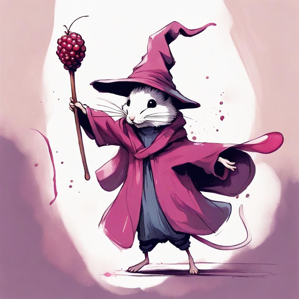 Mouse Wizard - AI Generated Artwork - NightCafe Creator