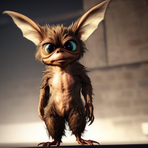 Gremlins Portrait 3D Game Cinematic Feel, Epic 3D Videogame Graphics ...