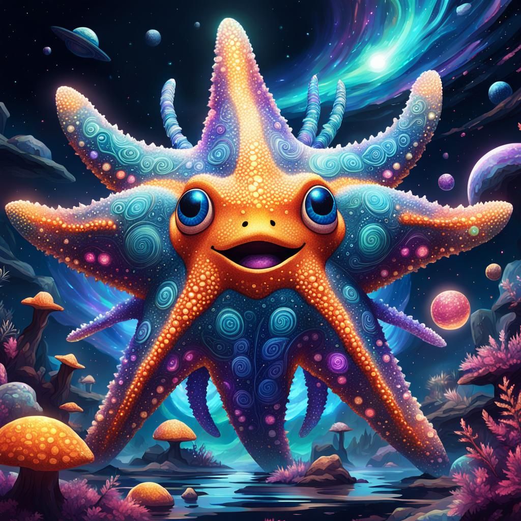 Starfish - AI Generated Artwork - NightCafe Creator
