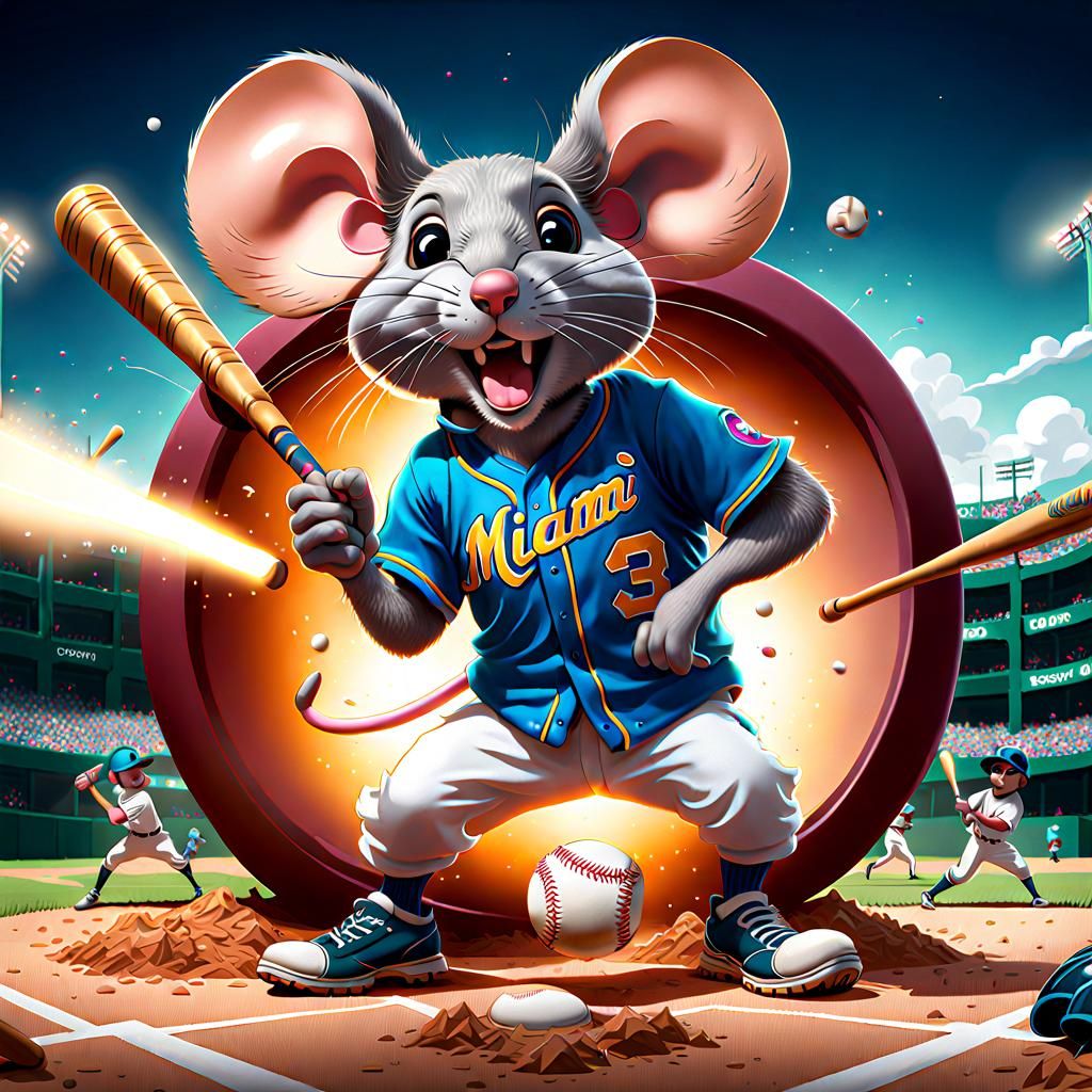 The captain of the Miami Mice gets in some serious practice before the ...