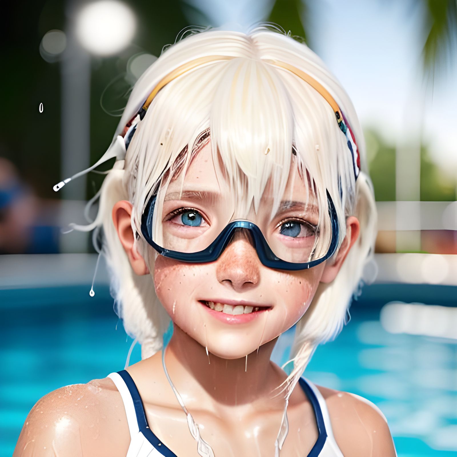 Little pool monster - AI Generated Artwork - NightCafe Creator