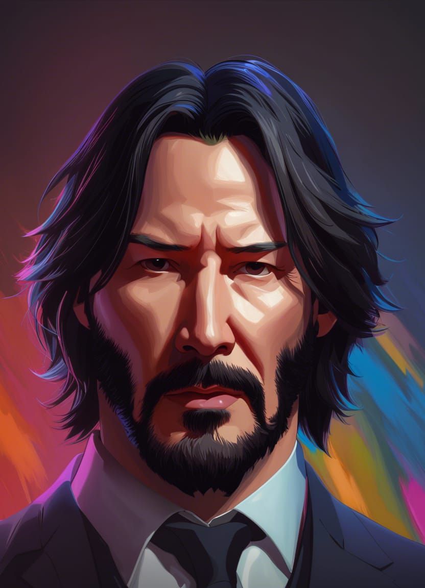 Keanu Reeves - AI Generated Artwork - NightCafe Creator