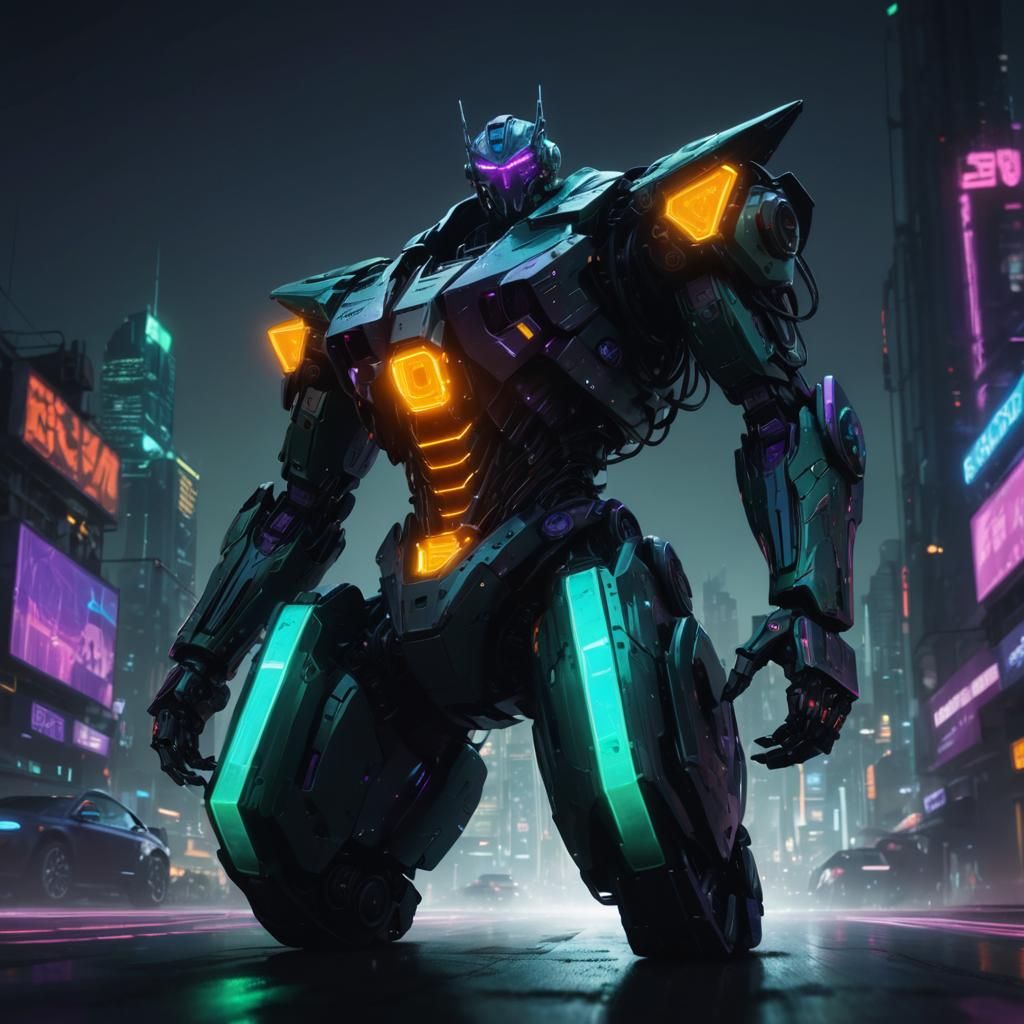 mashup de um Transformer - AI Generated Artwork - NightCafe Creator