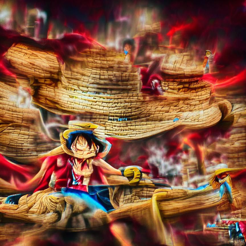 Monkey D Luffy HDR 8k resolution - AI Generated Artwork - NightCafe Creator
