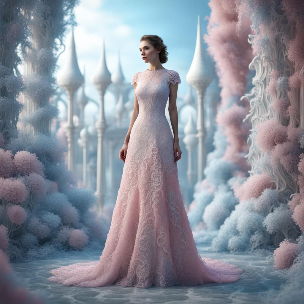 Lace Dress - AI Generated Artwork - NightCafe Creator