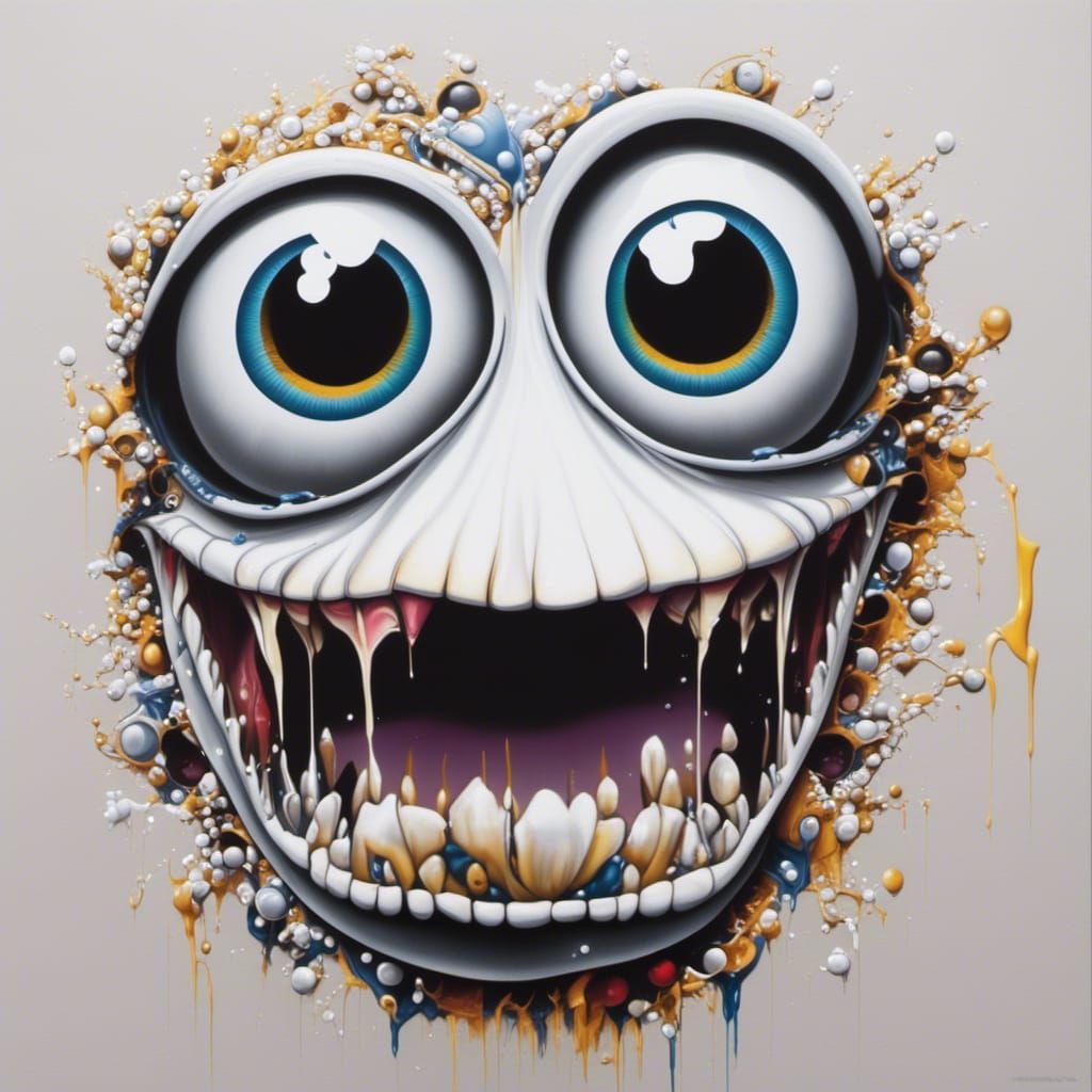 Googly eyed monster - AI Generated Artwork - NightCafe Creator