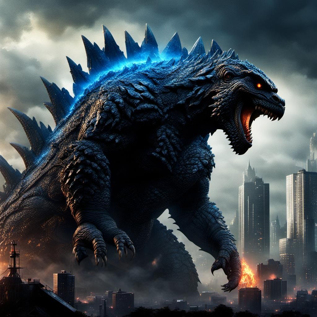 Godzilla - AI Generated Artwork - NightCafe Creator