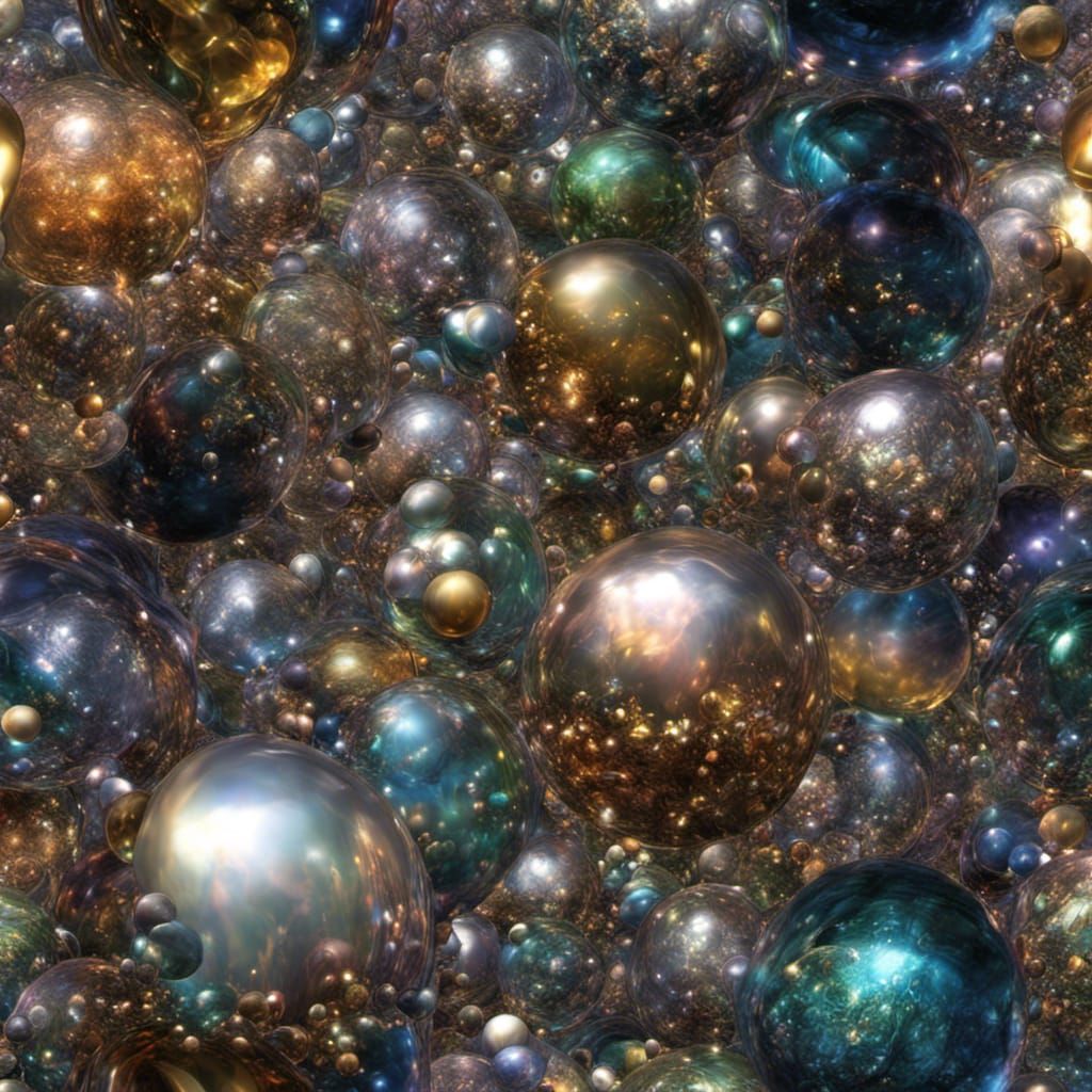 beautiful sparkling orbs floating in the air design ian miller kris ...