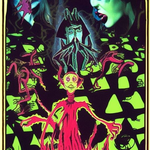 demon summoning ritual - AI Generated Artwork - NightCafe Creator