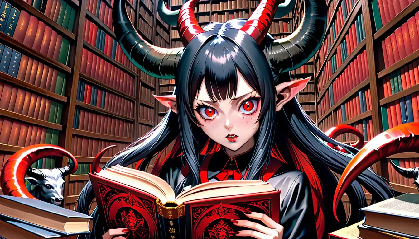 Demon Girl - AI Generated Artwork - NightCafe Creator