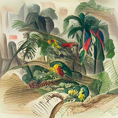 Aviary - Audubon - AI Generated Artwork - NightCafe Creator