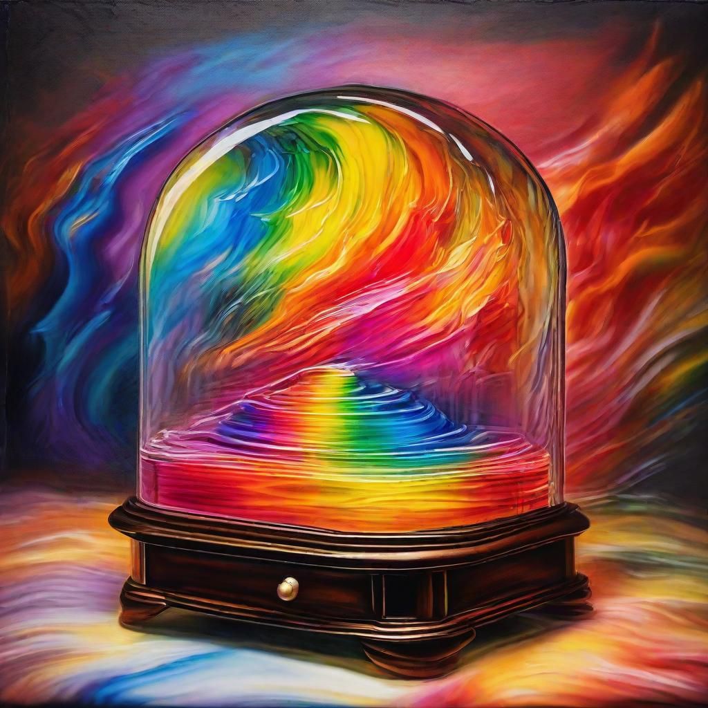 A 3D shading picture perfect illustration intricate details of bright ...