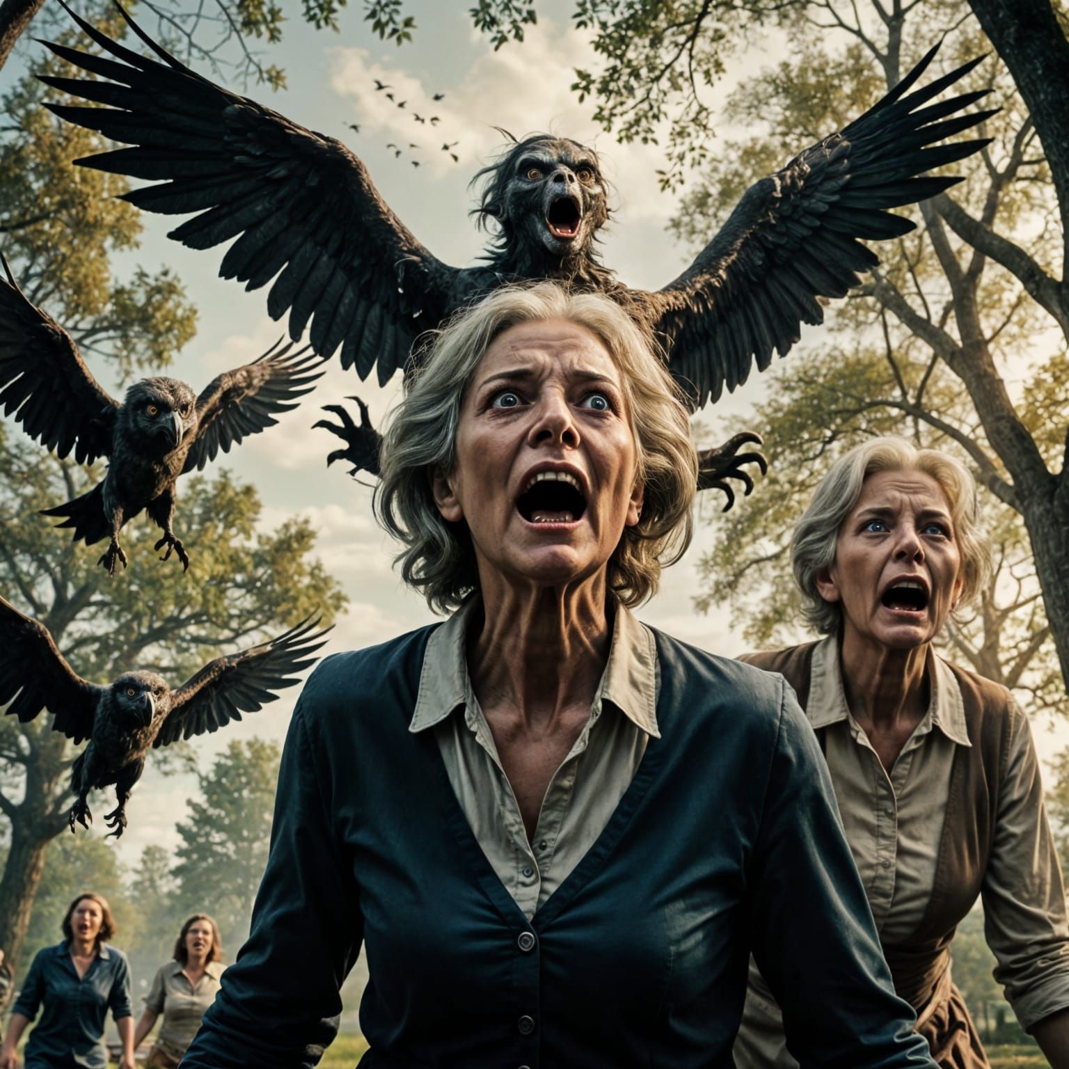 Harpies! - Horror of Harpies in Photorealistic Terror