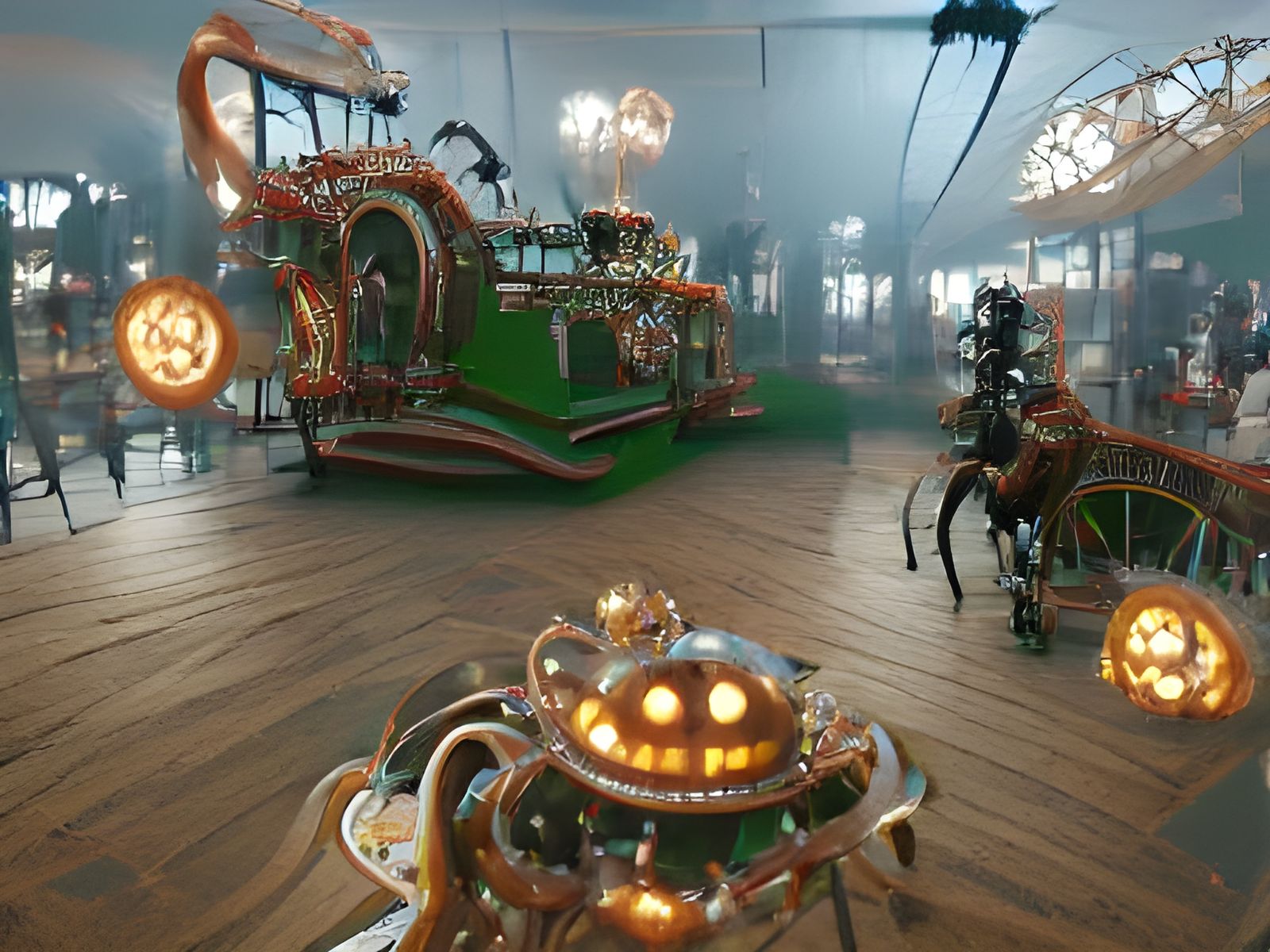 Spooky Workplace - AI Generated Artwork - NightCafe Creator