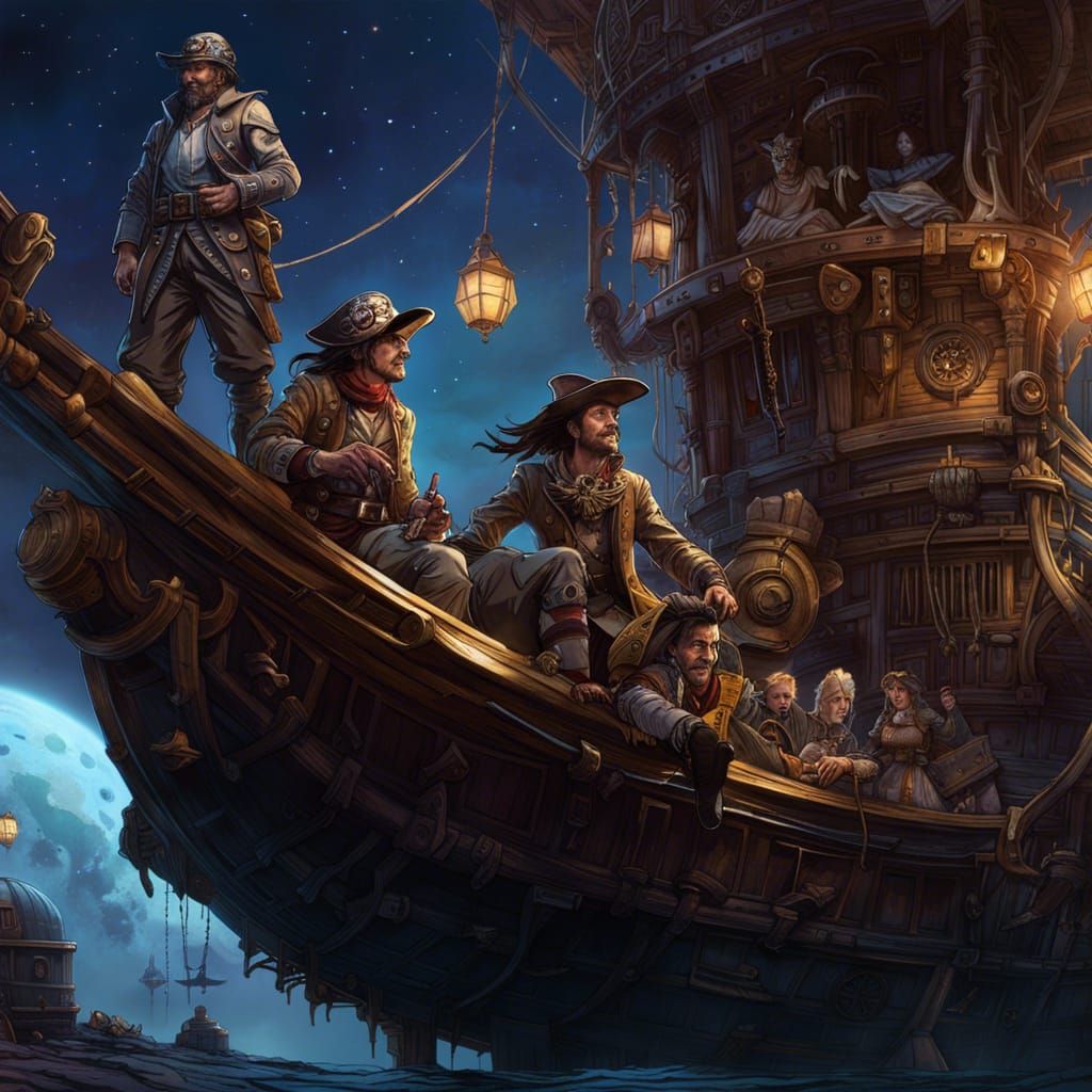 space pirates - AI Generated Artwork - NightCafe Creator