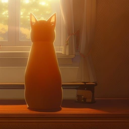 Tevildo the Cat Loves this Box 3 - AI Generated Artwork - NightCafe Creator