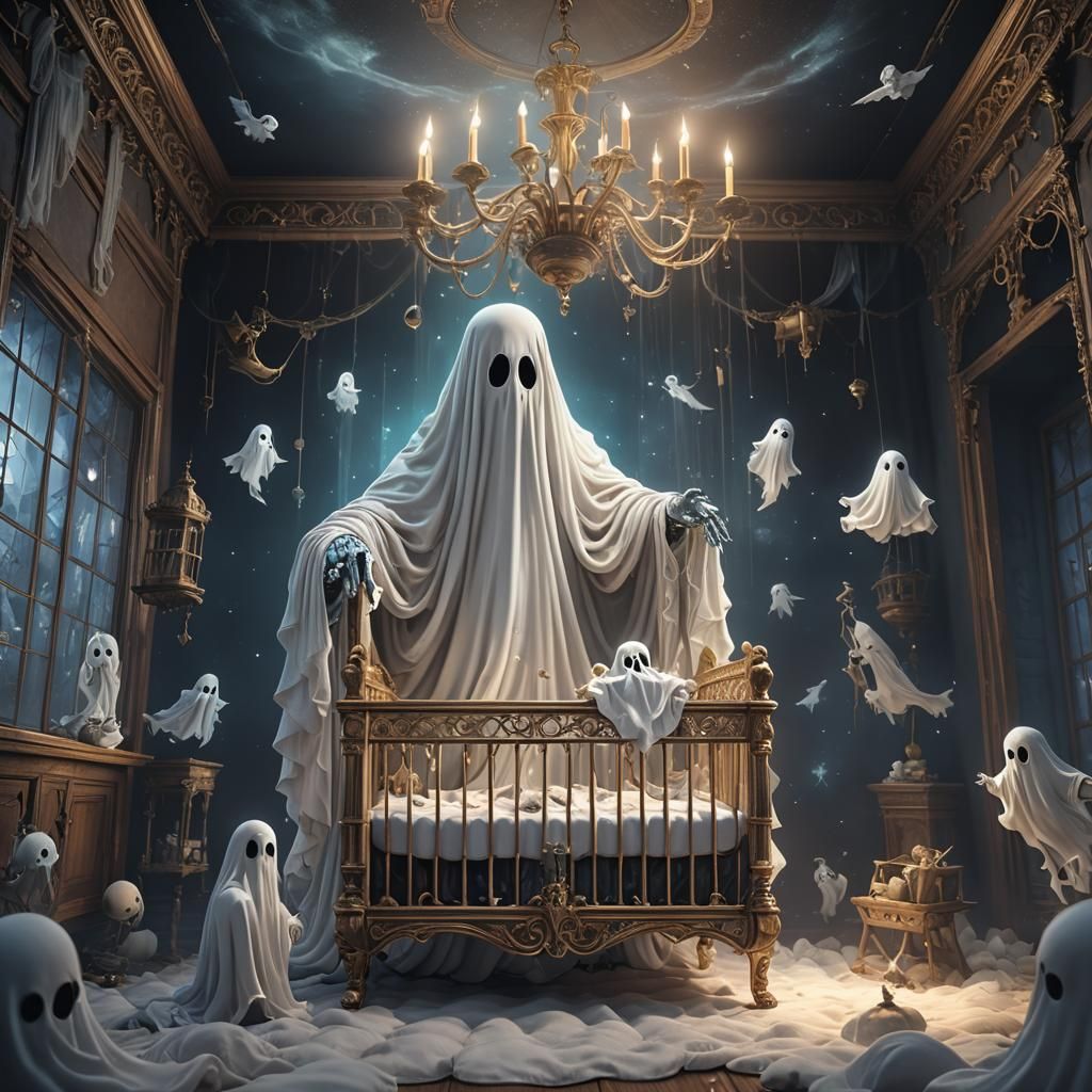 Ghost babIES - AI Generated Artwork - NightCafe Creator