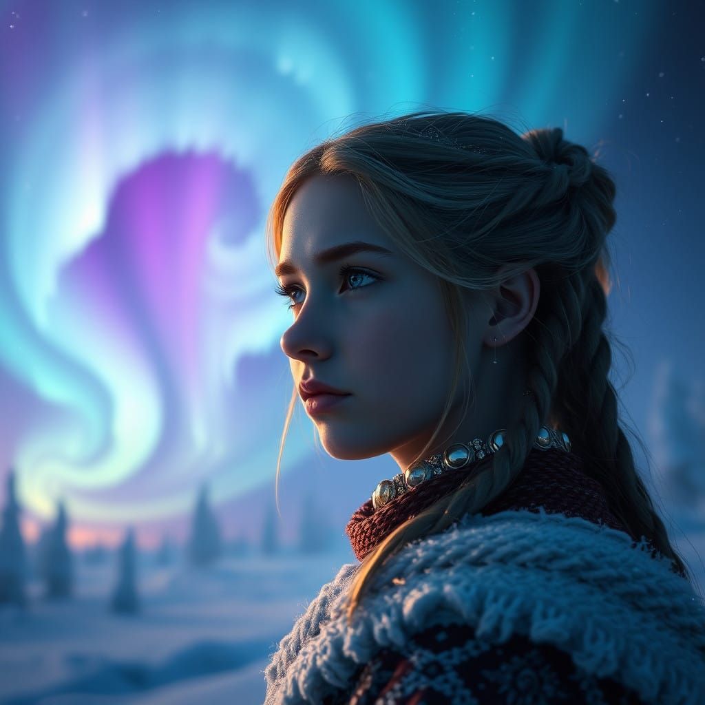 A Sami girl - A Sami girl