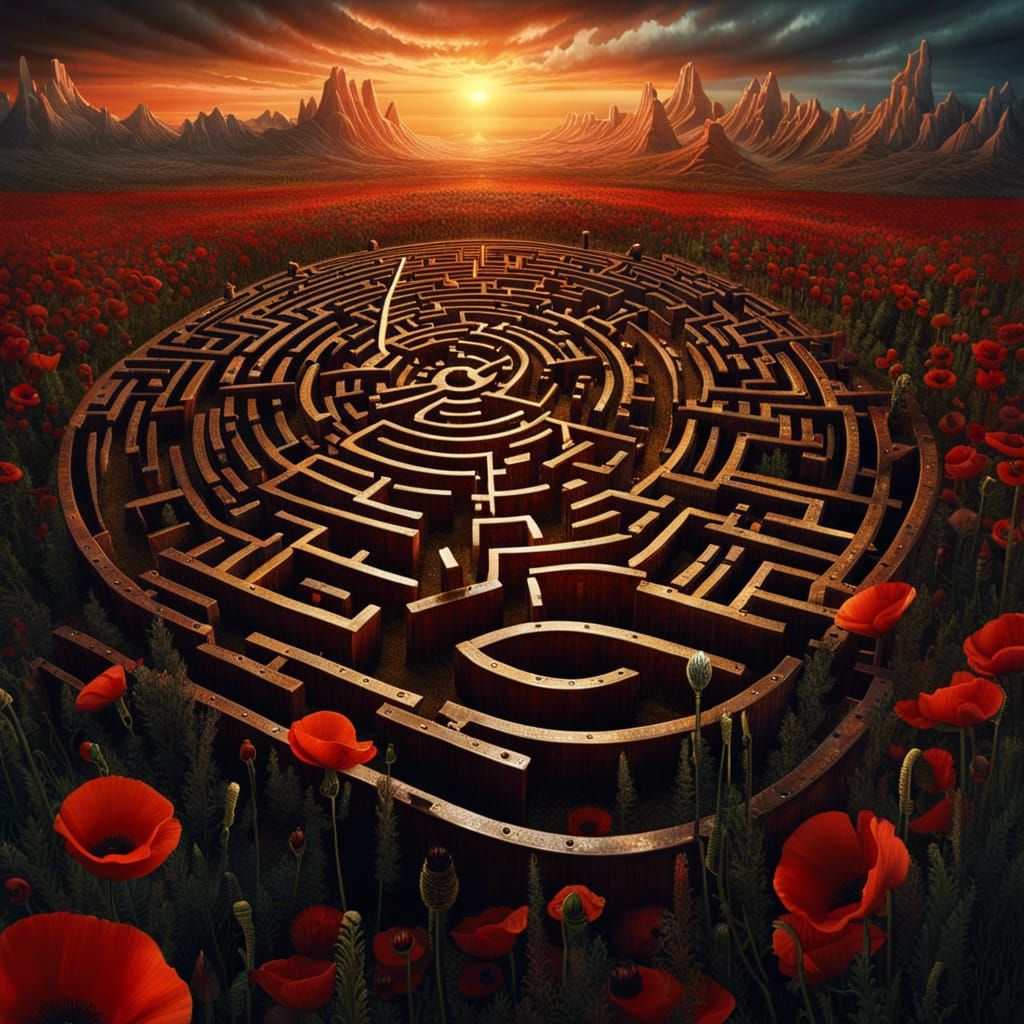 Maze 3 - AI Generated Artwork - NightCafe Creator