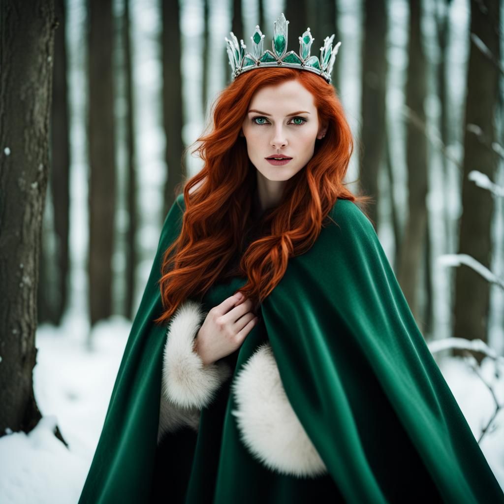Celtic winter queen - AI Generated Artwork - NightCafe Creator