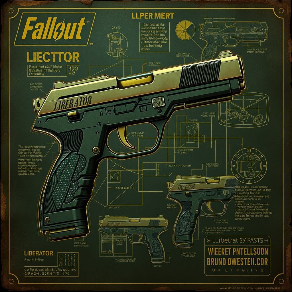 fallout liberator blueprint - Distressed Fallout Liberator ...