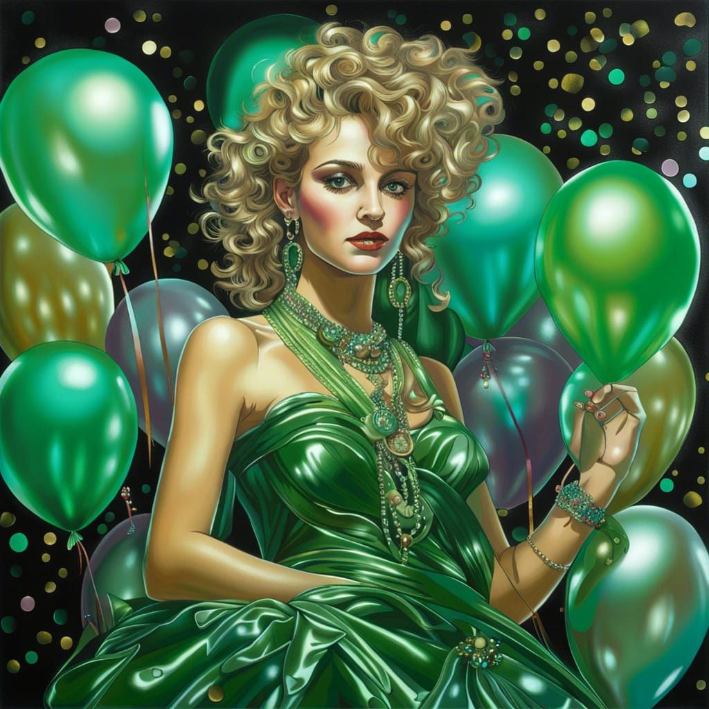 Eighties prom - AI Generated Artwork - NightCafe Creator