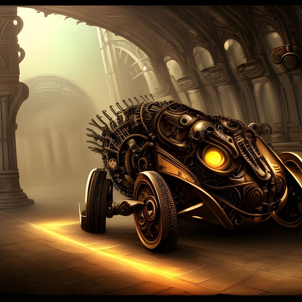 Steampunk Buggy - AI Generated Artwork - NightCafe Creator