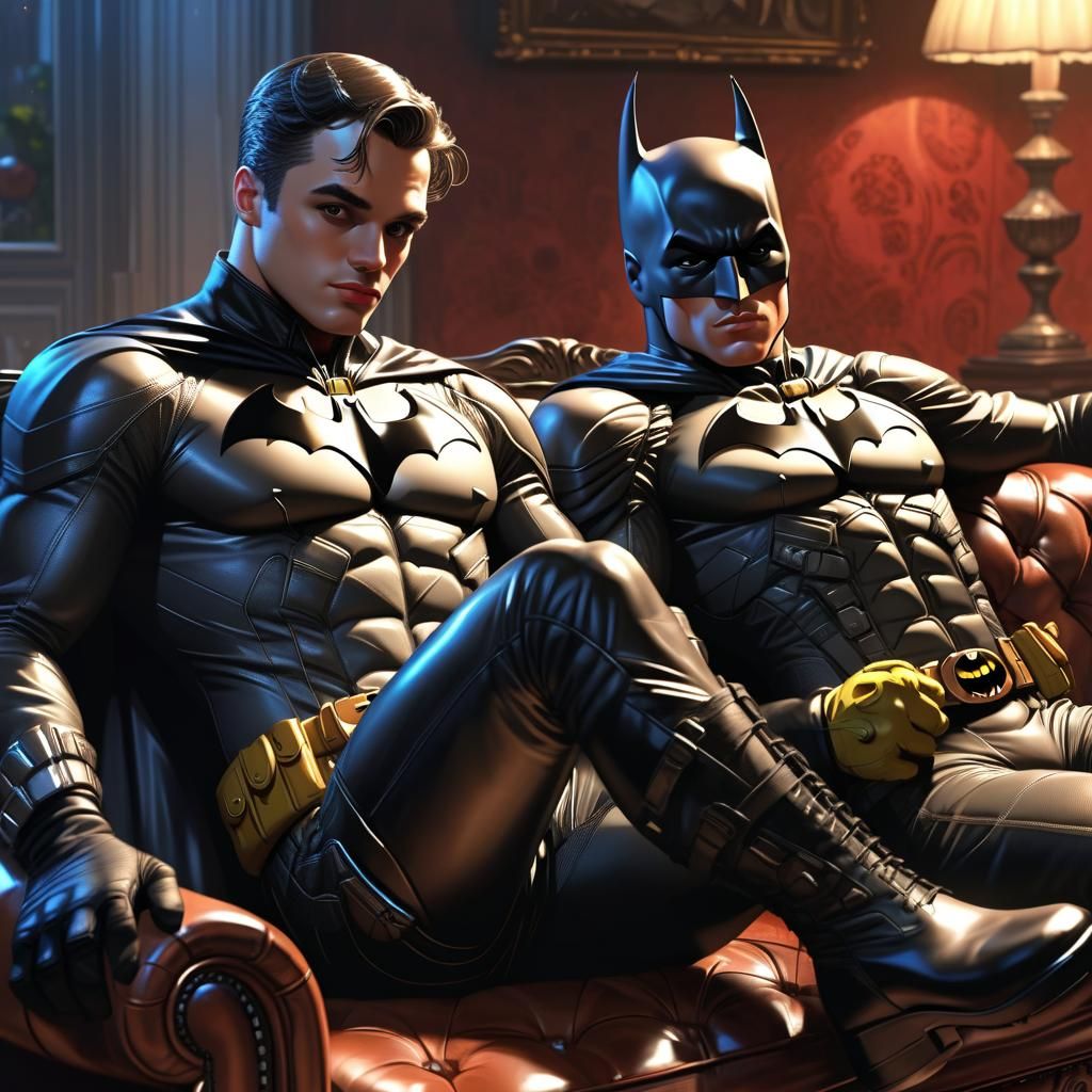 Batman and Robin - AI Generated Artwork - NightCafe Creator