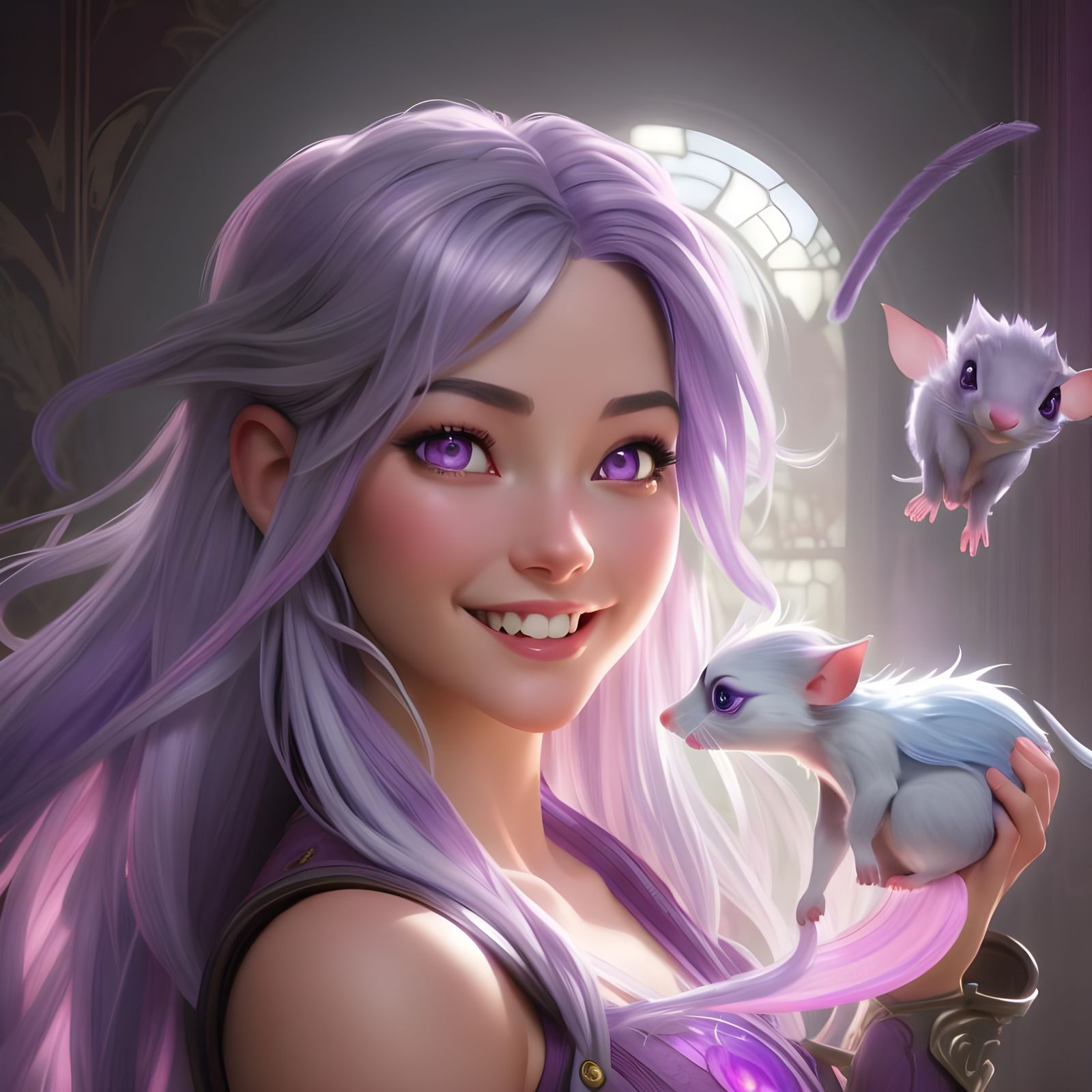 Mouse-o-Mancy! It's a V E R Y Delicate Kind of Magic You know! ..Hey ...