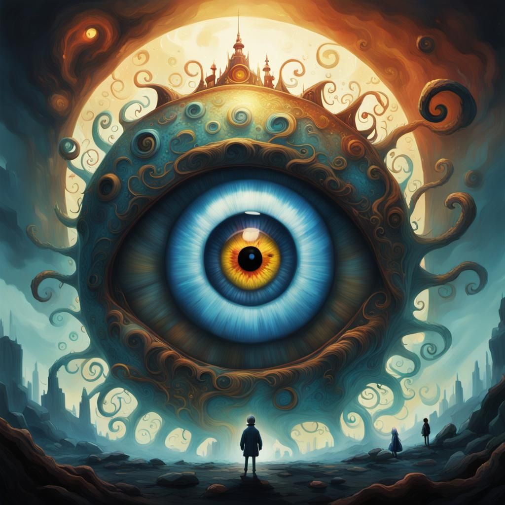 Eyball monster - AI Generated Artwork - NightCafe Creator