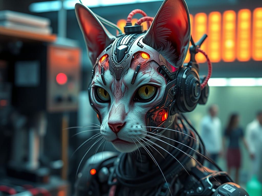 Hyper Realistic Cyborg Mermaids in a Biopunk Cyber... - AI Art