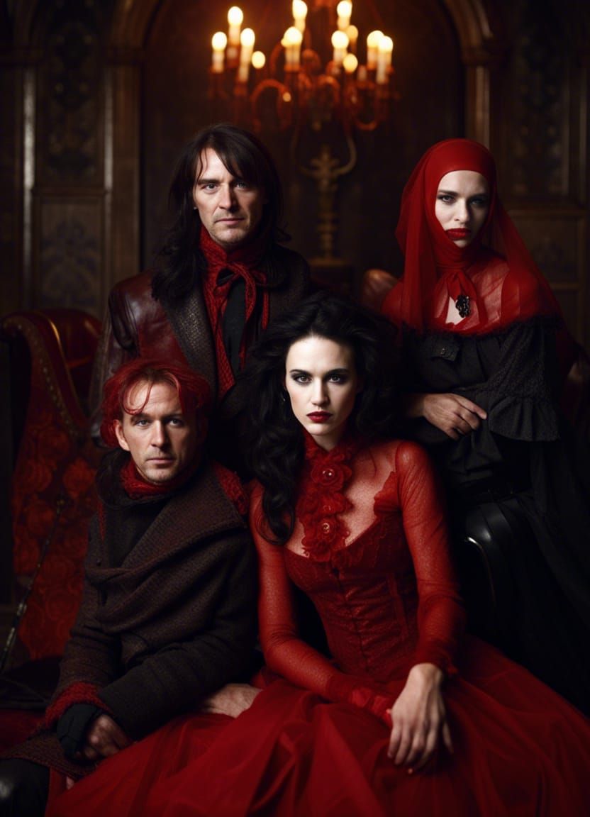 Group-photo for an upcoming Gothic Band - AI Generated Artwork ...