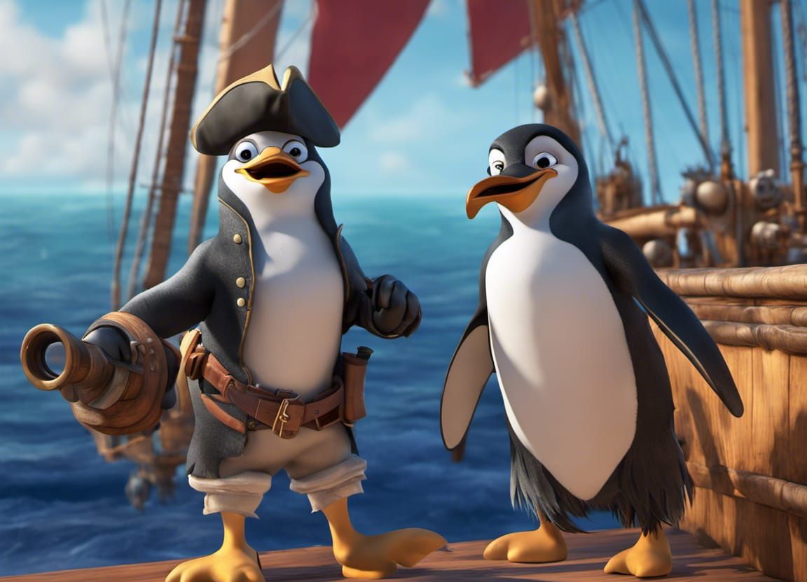 "PEGGY THE PENGUIN PIRATE AND THE SEARCH FOR SPANISH GOLD" ABOARD THE ...