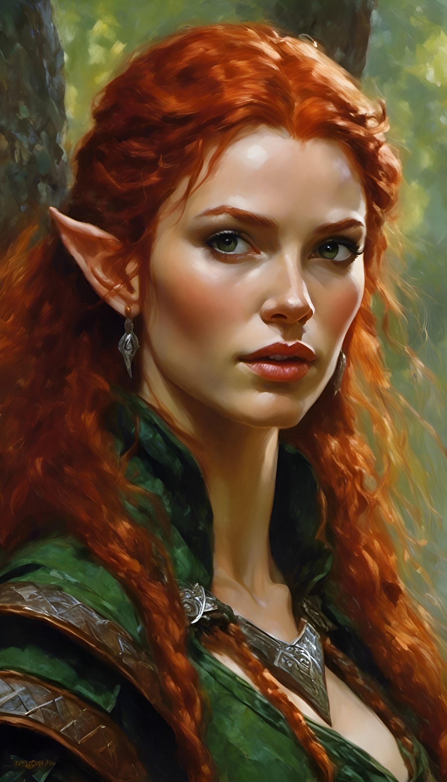 Another Elf Portrait - AI Generated Artwork - NightCafe Creator