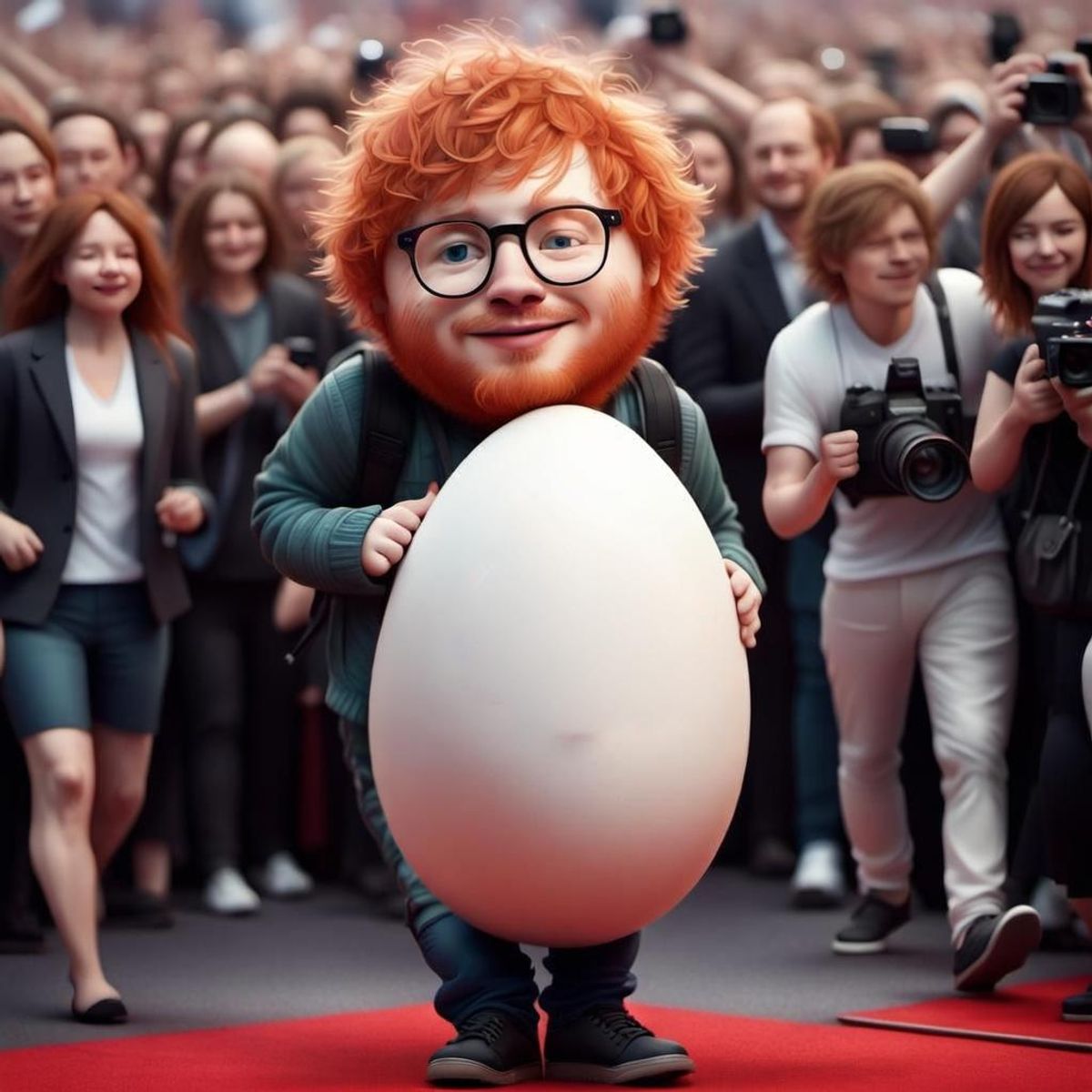 Egg Sheeran - AI Generated Artwork - NightCafe Creator