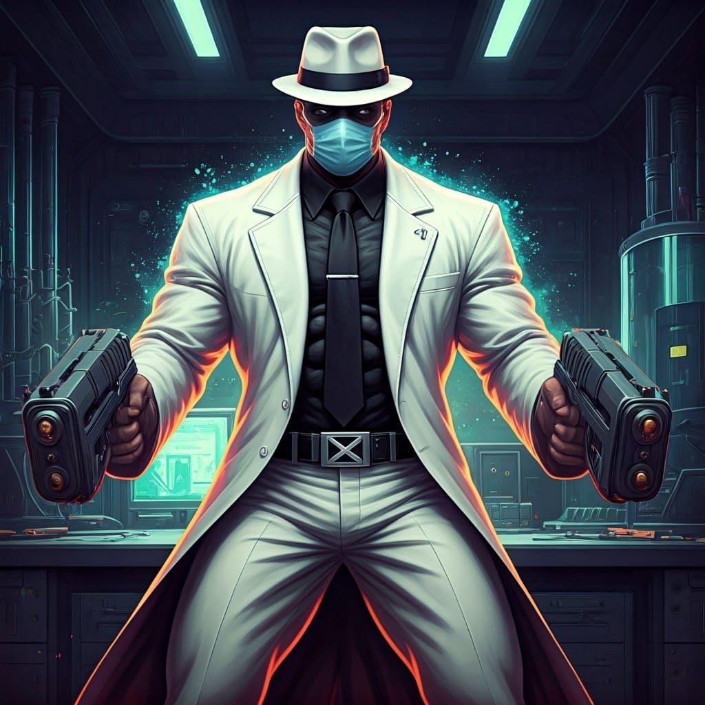 Confident Doctor Nemesis Stands Ready in X-Men Att... - AI Art