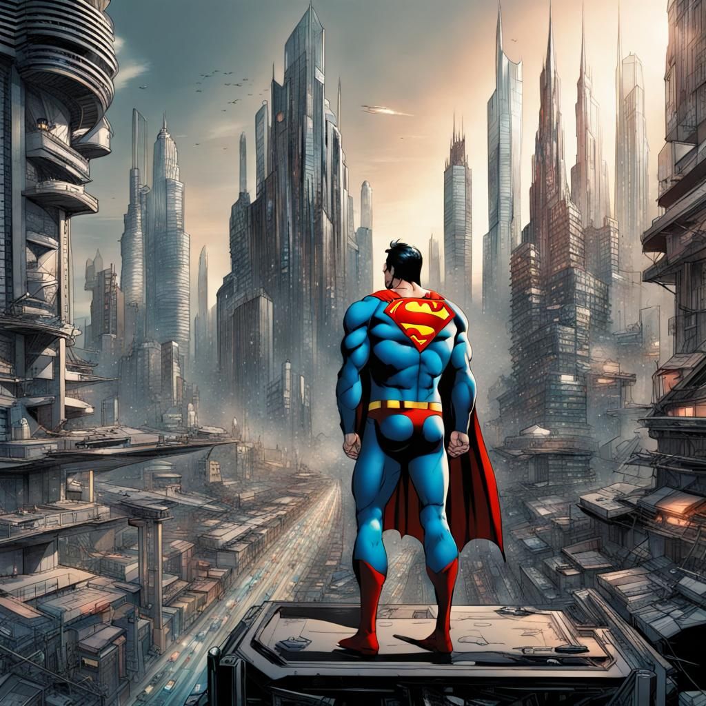 Superman - AI Generated Artwork - NightCafe Creator