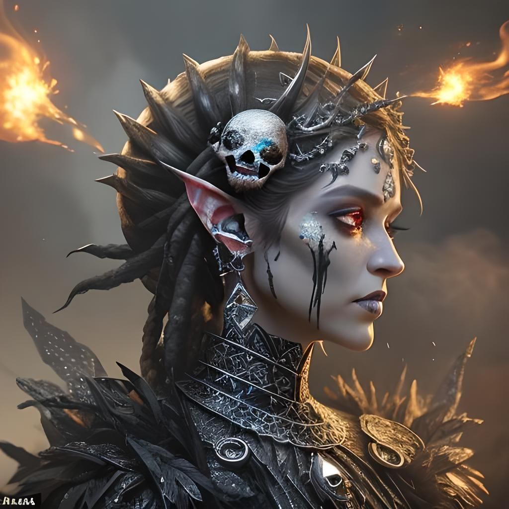 Death Elf - AI Generated Artwork - NightCafe Creator