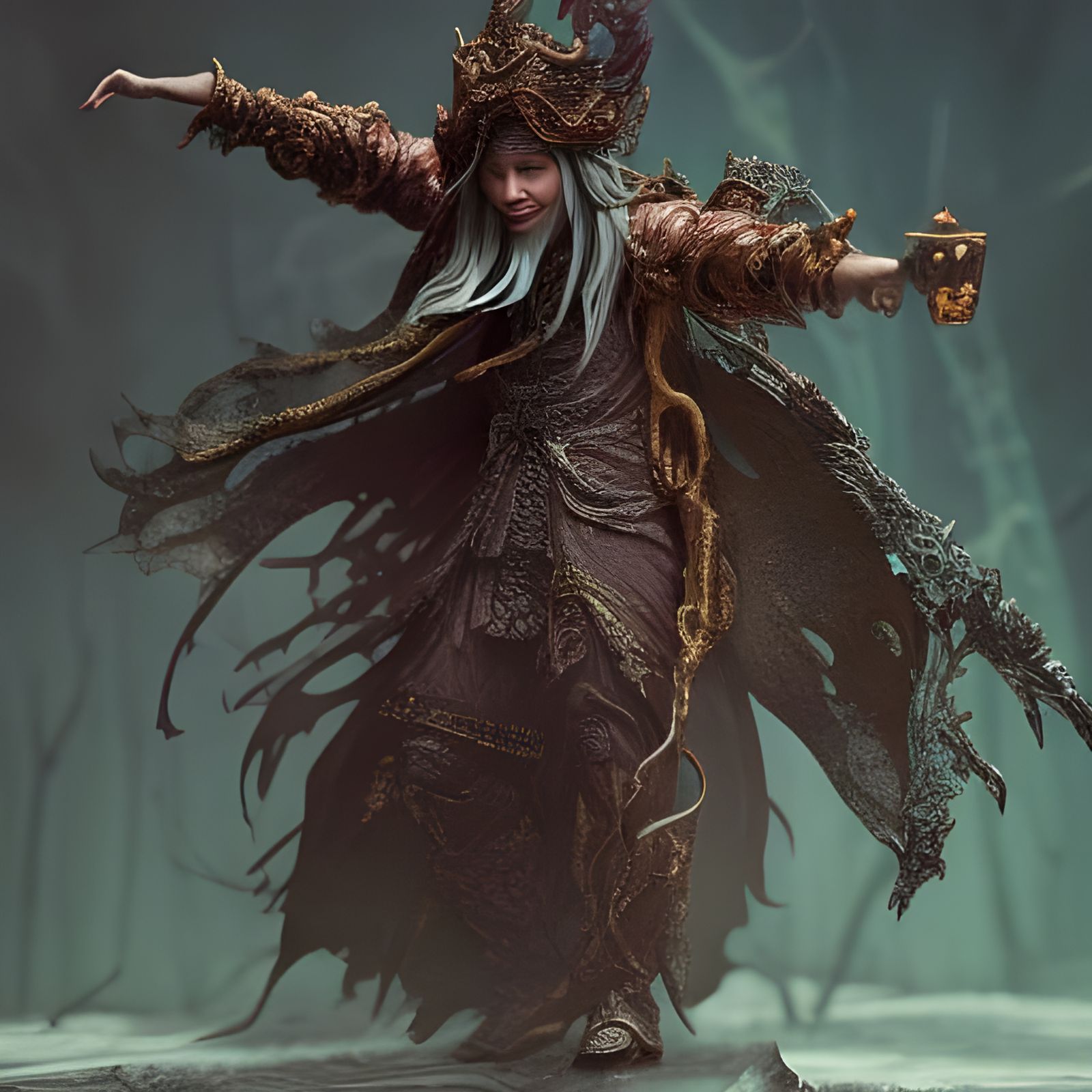 Demon Wizard - AI Generated Artwork - NightCafe Creator