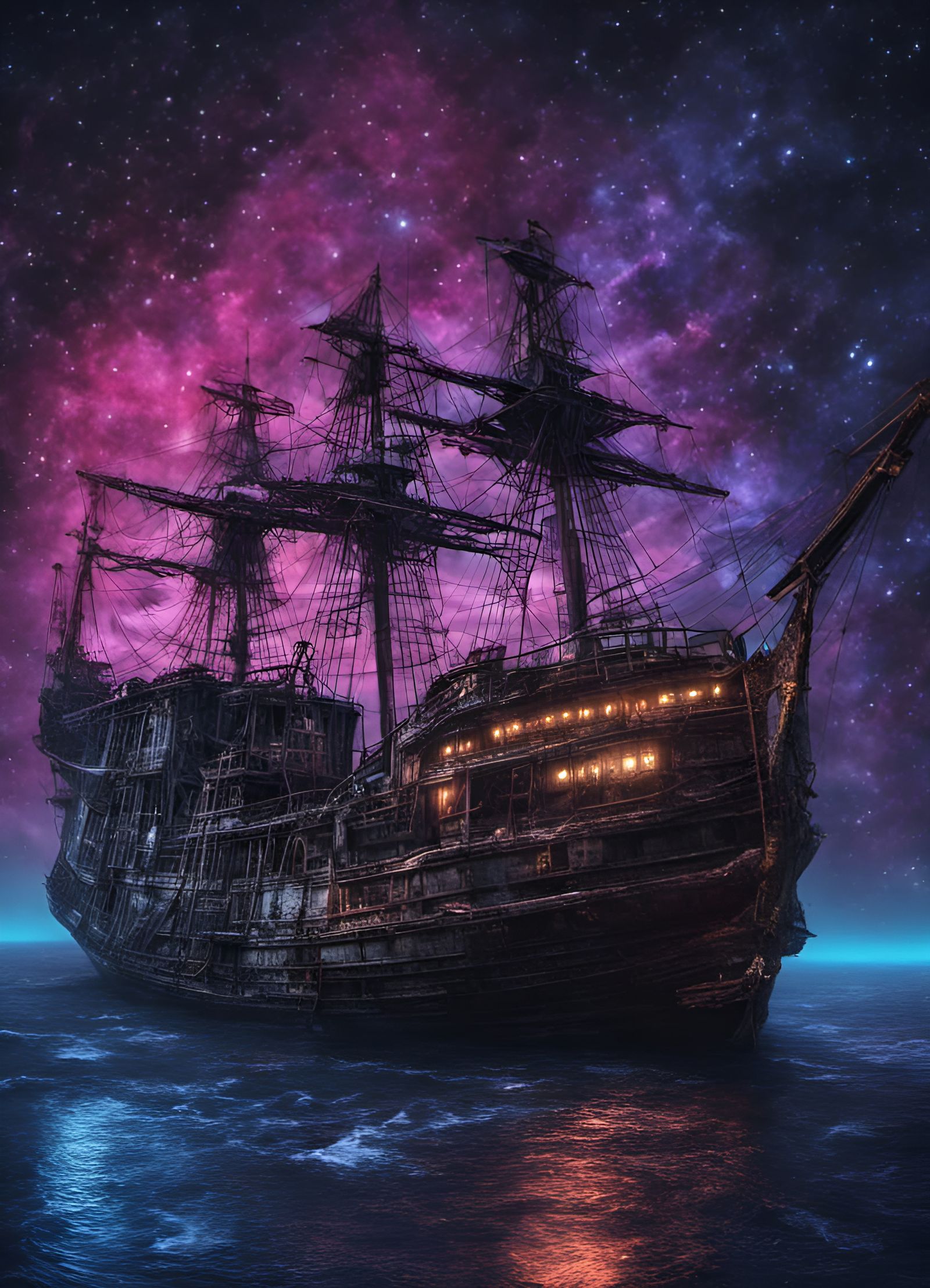 Ghost Ship - AI Generated Artwork - NightCafe Creator