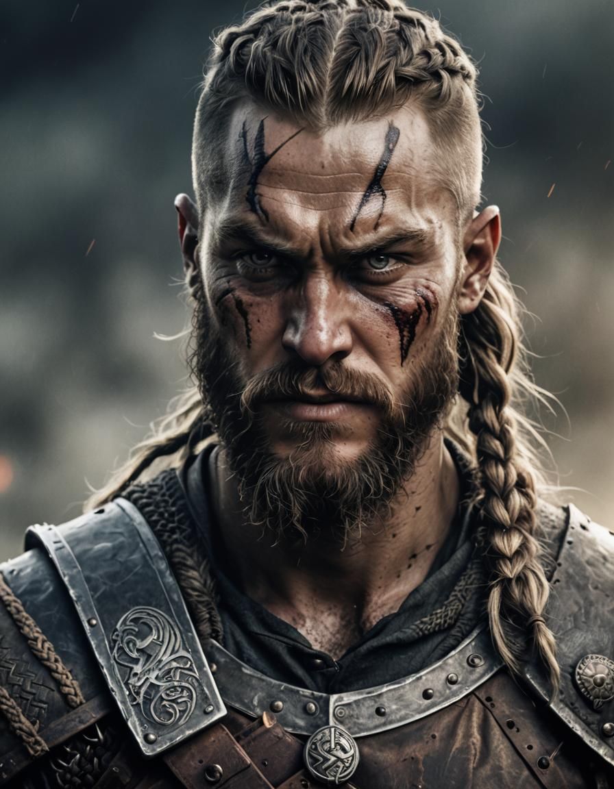 Viking Portrait - AI Generated Artwork - NightCafe Creator