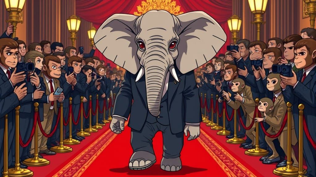 Ron Elephantis Red Carpet Walk - Ron Elephantis Red Carpet W...