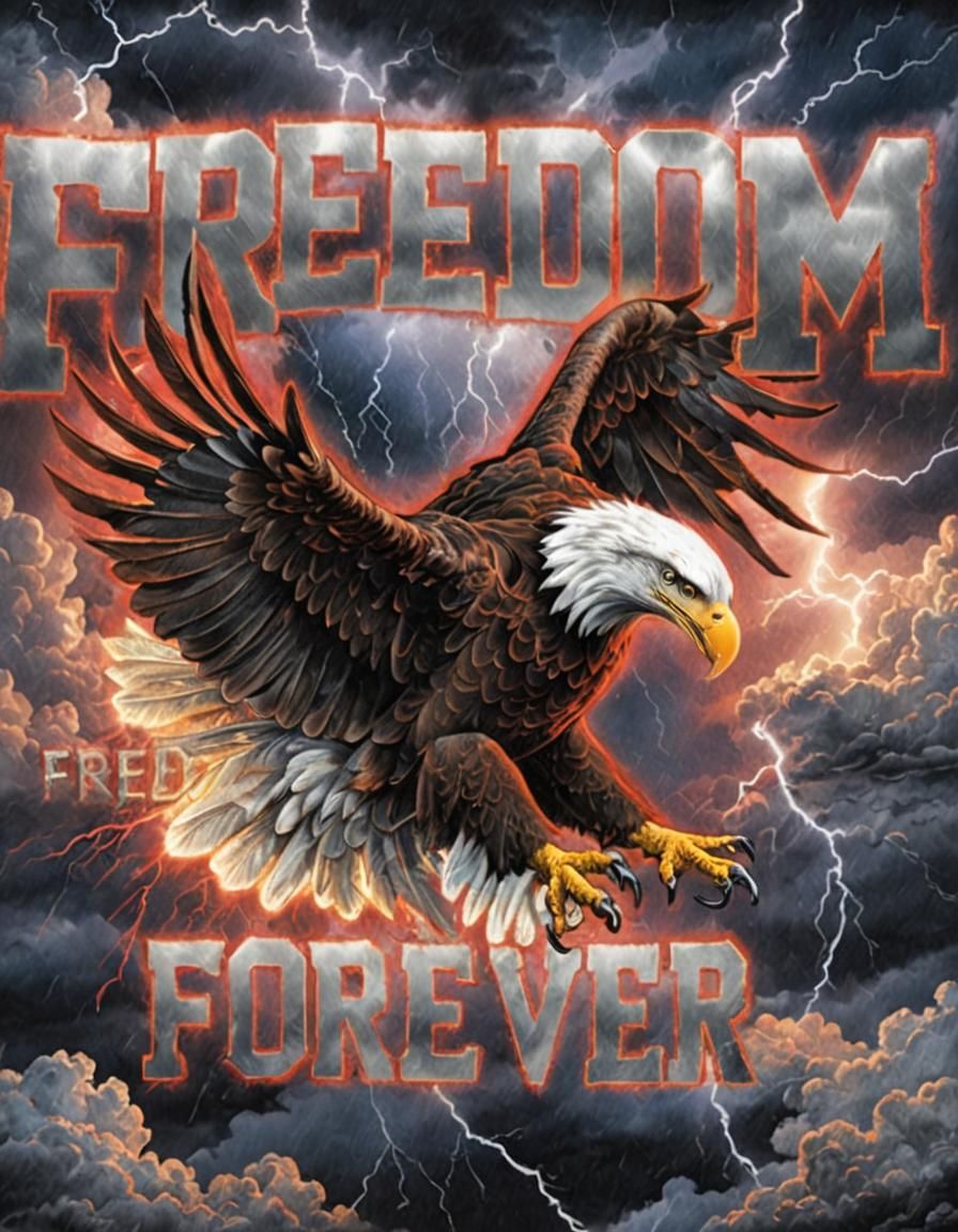 Freedom Forever - AI Generated Artwork - NightCafe Creator